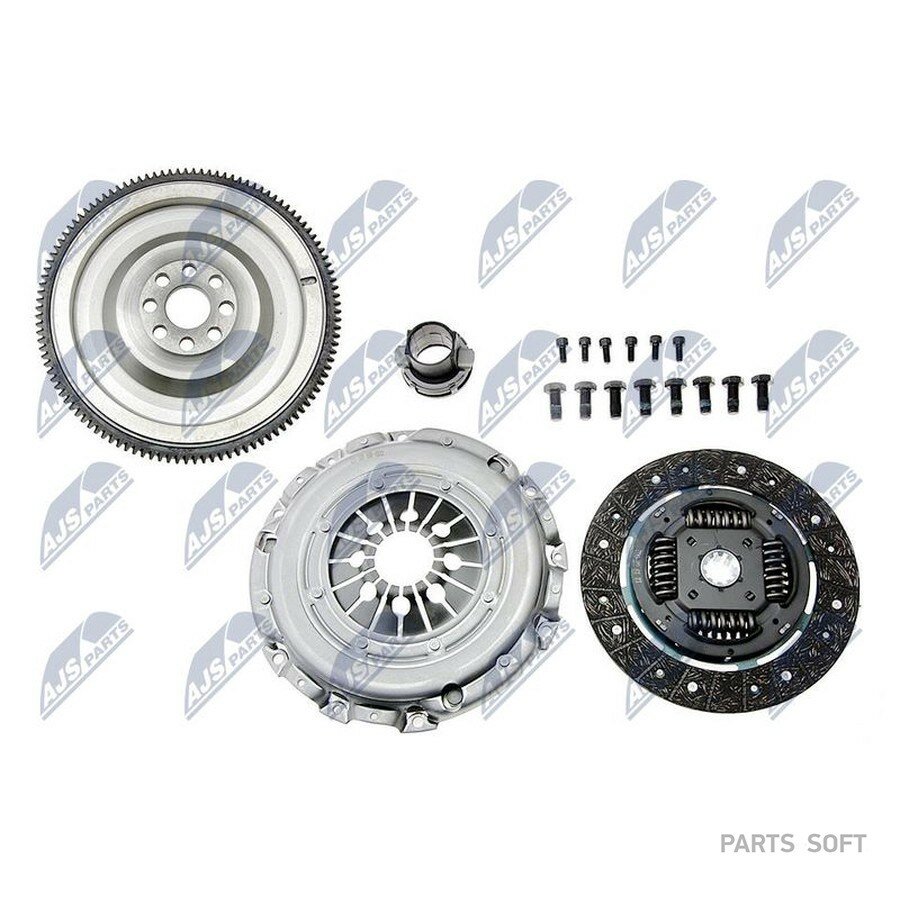 К-КТ сцепления С одномассовым маховиком BMW E46 325XI,330I,330IX 00-05, 328I 98-00, 5 E39 528I 95-00 от официального дистрибьютора, NTY, артикул NZSBM002
