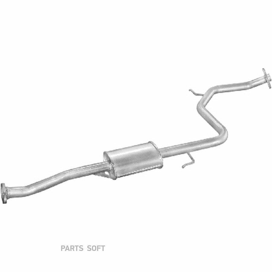 Глушитель сред. часть MAZDA 323 1,3-16V 94- (Польша от официального дистрибьютора, EDEX, артикул 1261