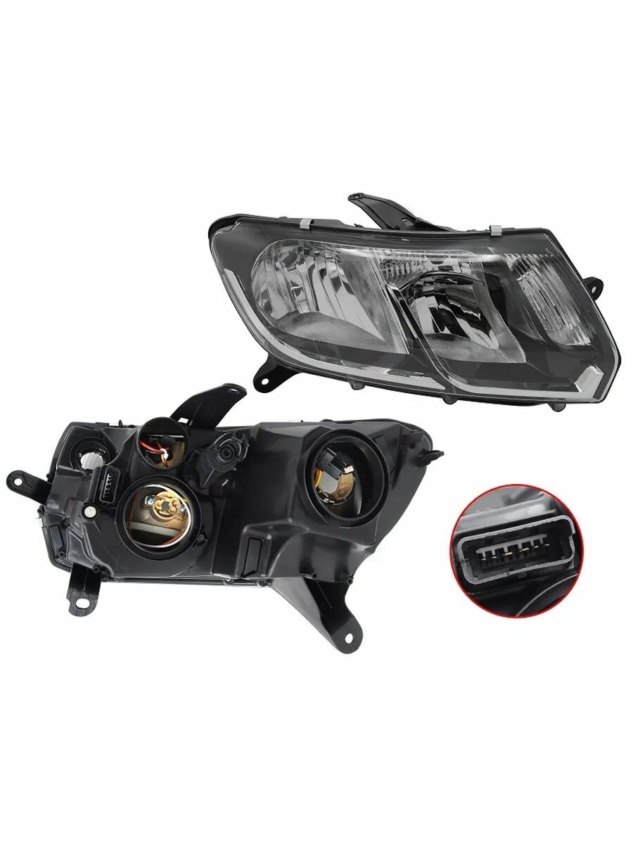 Фара правая для Рено: Логан-2 (2013-2018), Сандеро (2013-2018), Лада Ларгус Фл (2021-Н. В.) / SAT