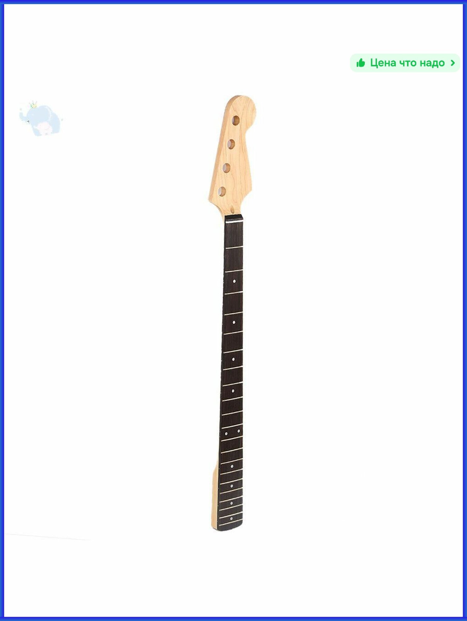 Гриф для бас-гитары из канадского клена с 21 ладом-42 мм, 64 мм