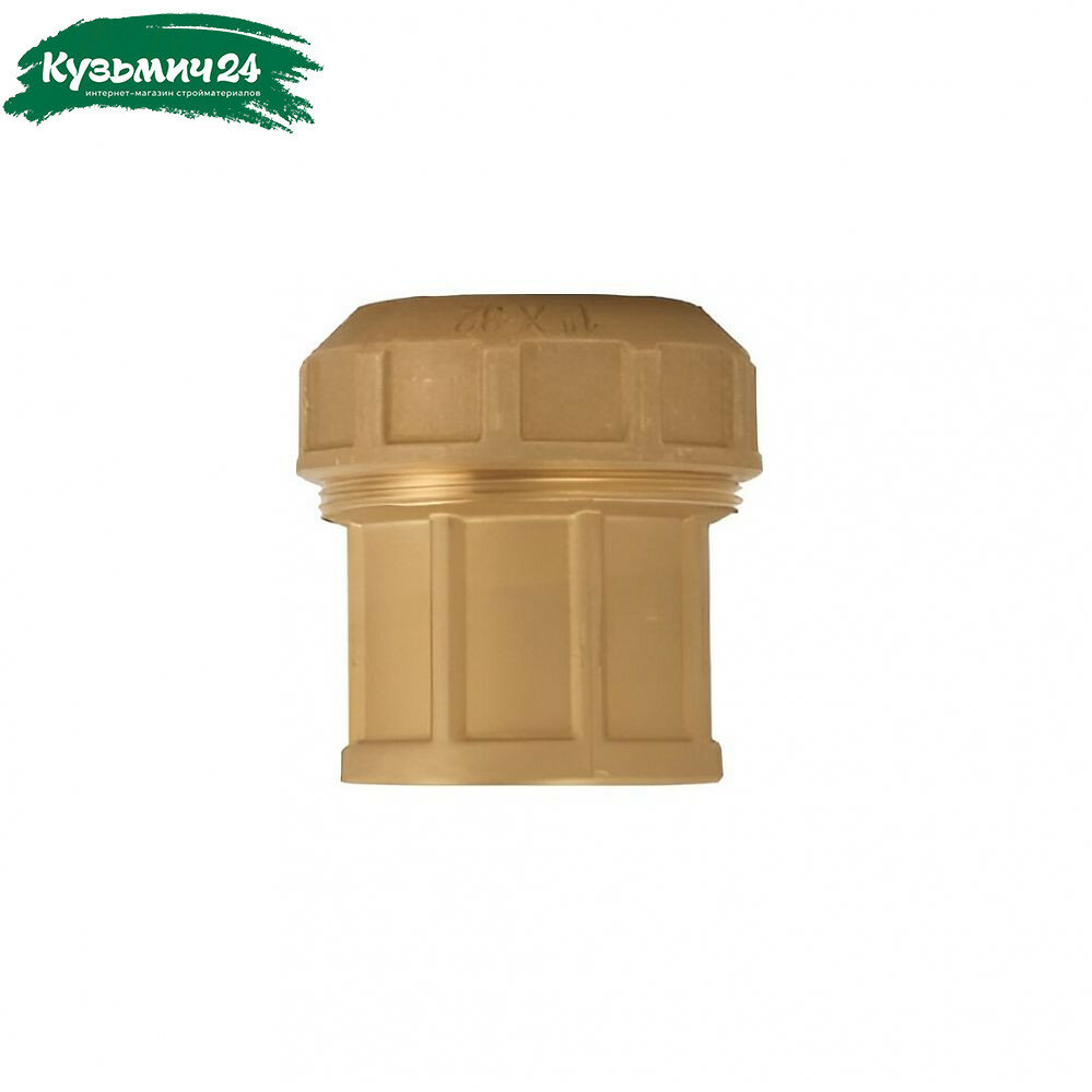 Муфта обжимная TDM 20-1/2", ВР, для труб ПНД, переходная, латунь