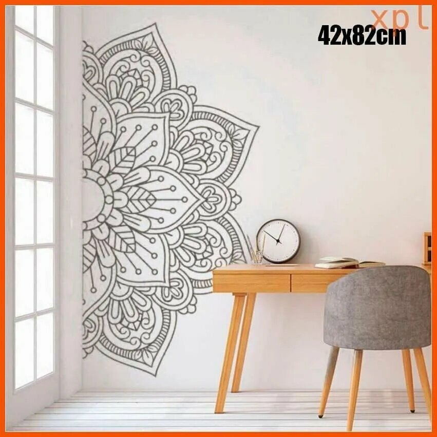 Самый популярный в 2025 годуОбои с мандаловым орнаментом