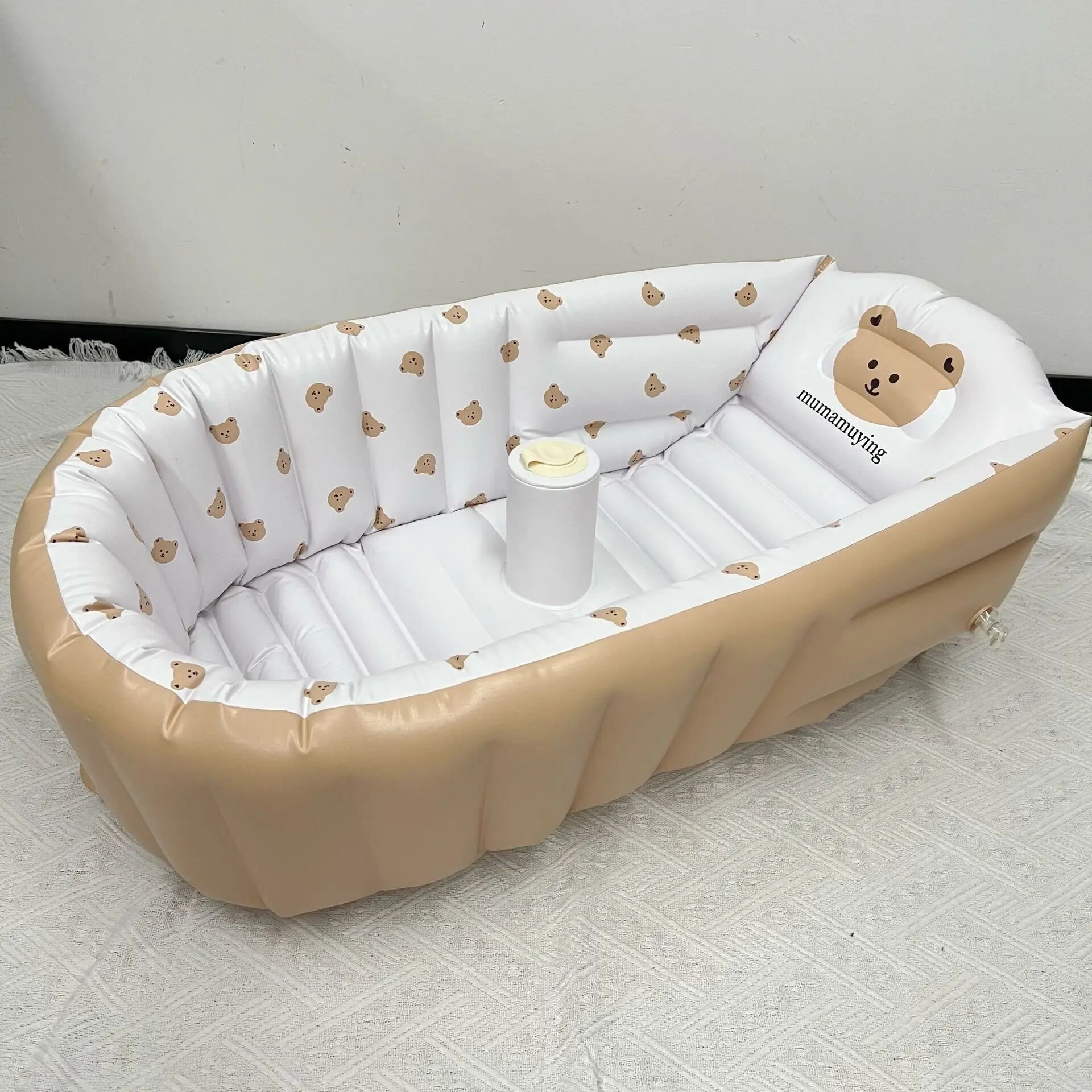 Детская надувная ванна Mumamuying, Khaki bear