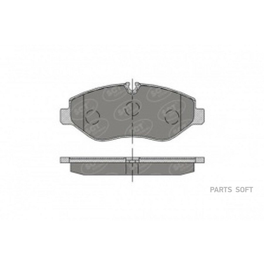 SCT GERMANY SP407 колод. торм. задн. MERCEDES SPRINTER 00-/03-/11-/VITO 03-/10-/VW CRAFTER 06-/11-/13- ()