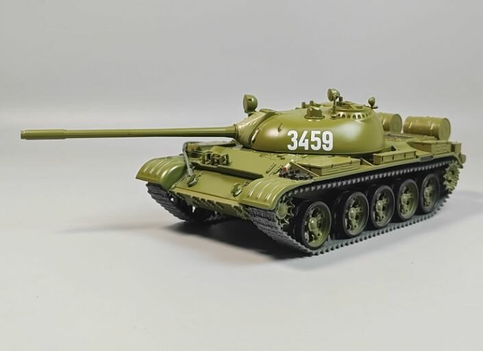 Готовая модель 1:43 Т-55, литьевой металл, SSM, советский танк, для коллекции и интерьера