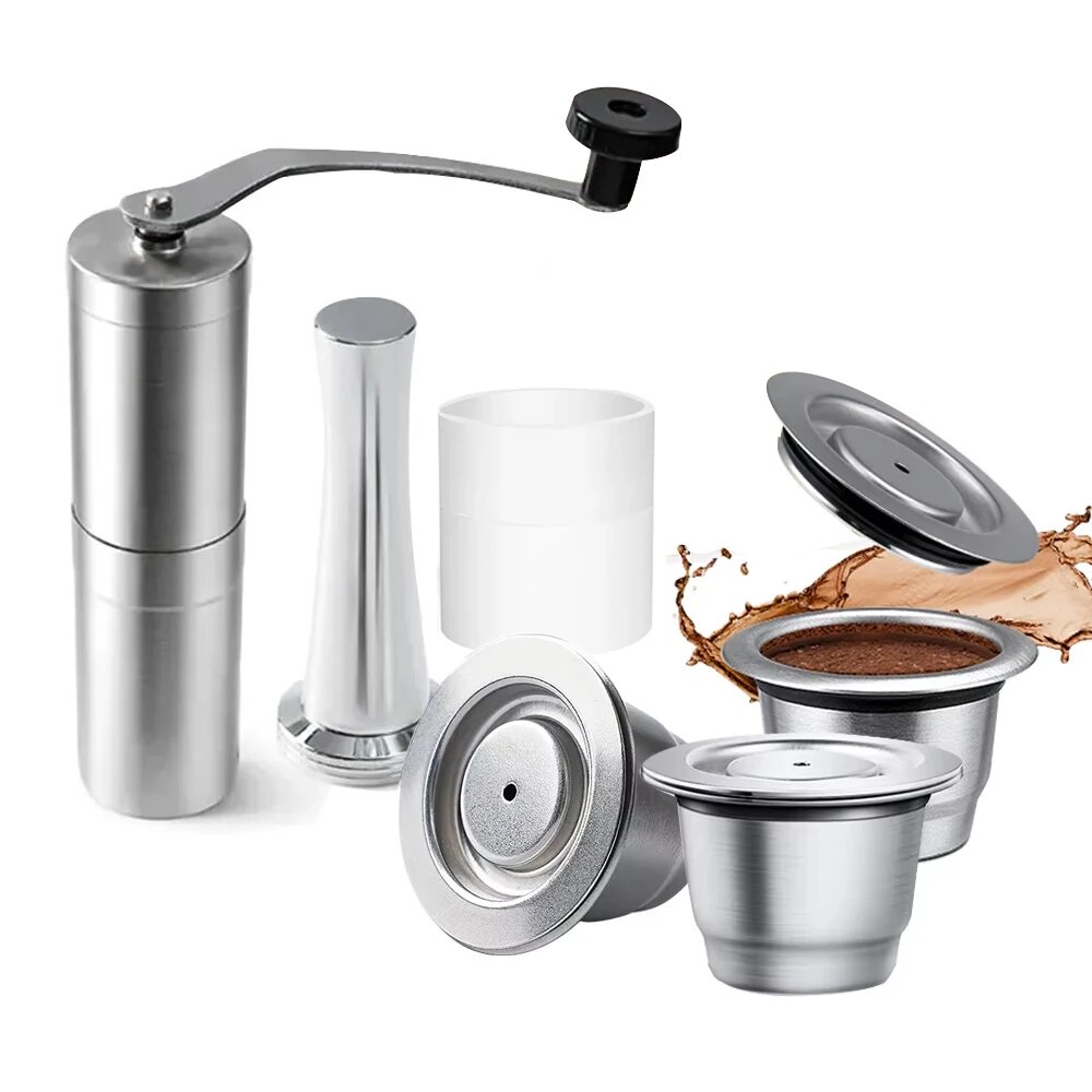 Многоразовые капсулы для Nespresso из нержавеющей стали ICAFILAS 3pc