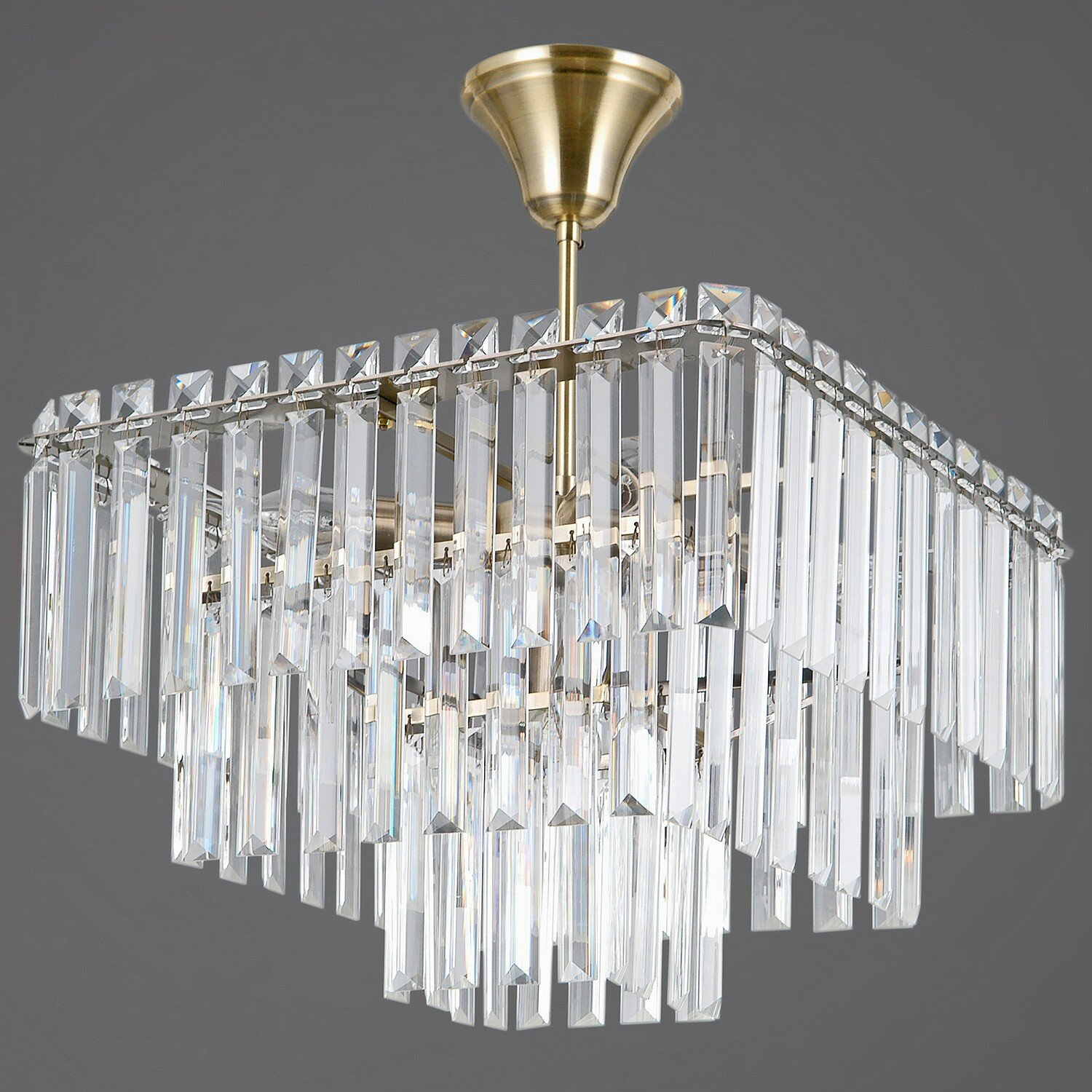 Люстра на штанге ILLUMICO IL3535 IL3535-5PSQ-25AB ELITE