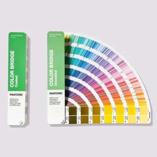 Каталог цветов PANTONE COLOR BRIDGE GUIDE SET COATED & UNCOATED / Цветовой веер PANTONE / Колеровочный веер