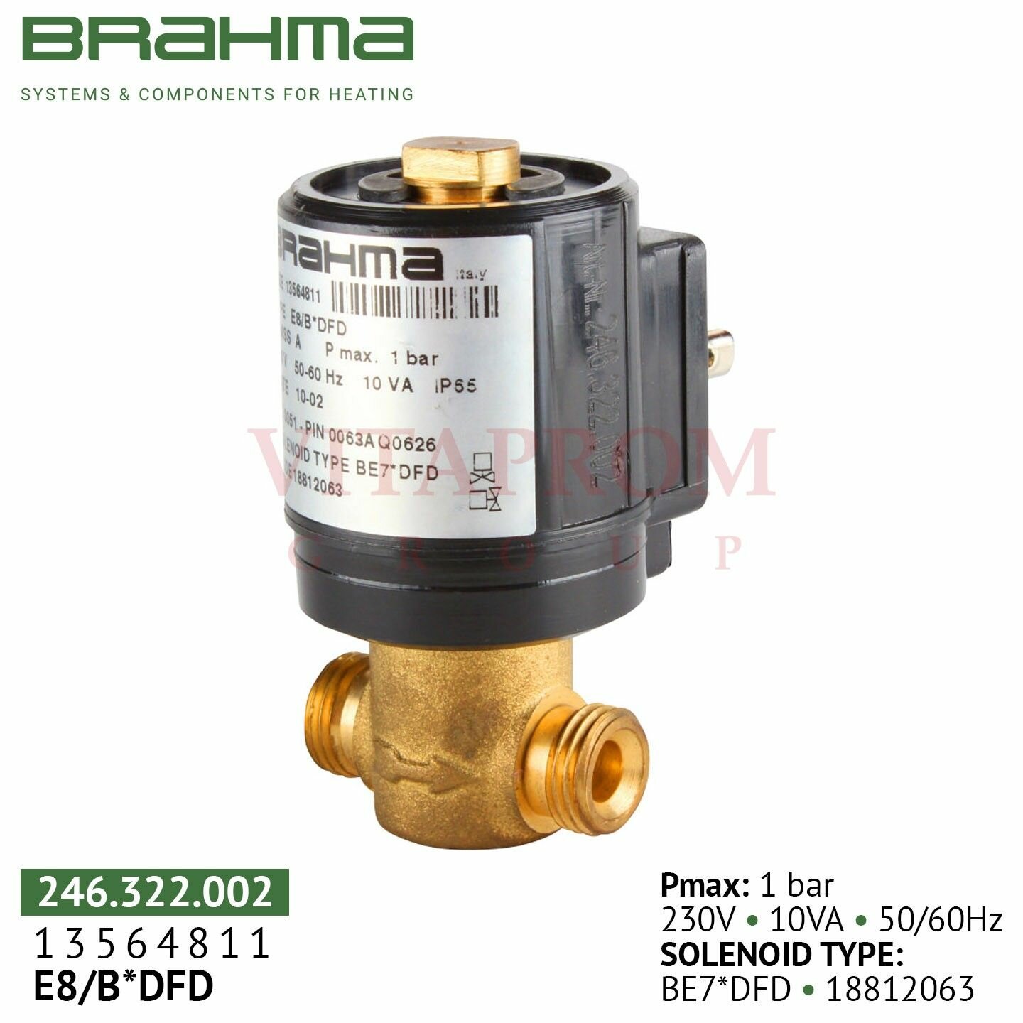 Клапан Brahma E8/B*DFD, 13564811