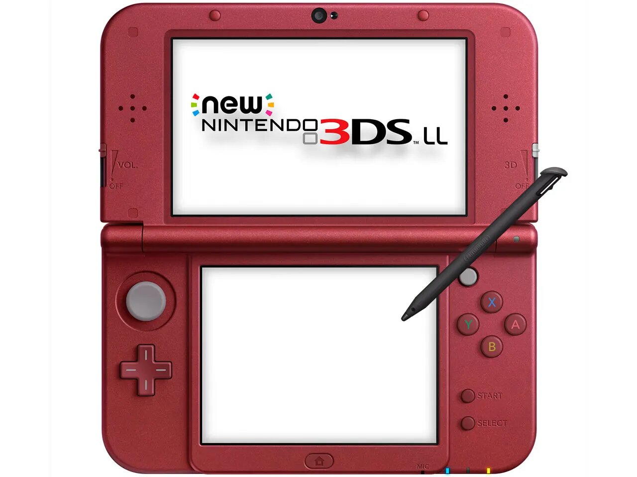 New Nintendo 3DS LL Красный, 128GB в комплекте
