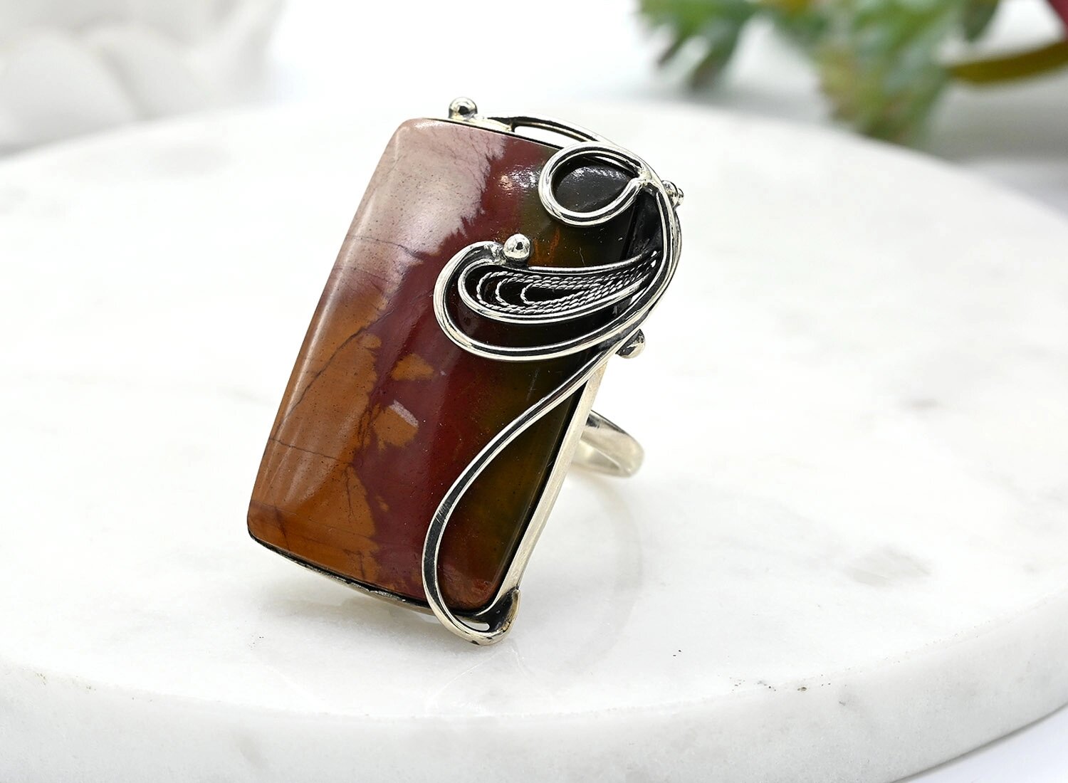 Кольцо, яшма