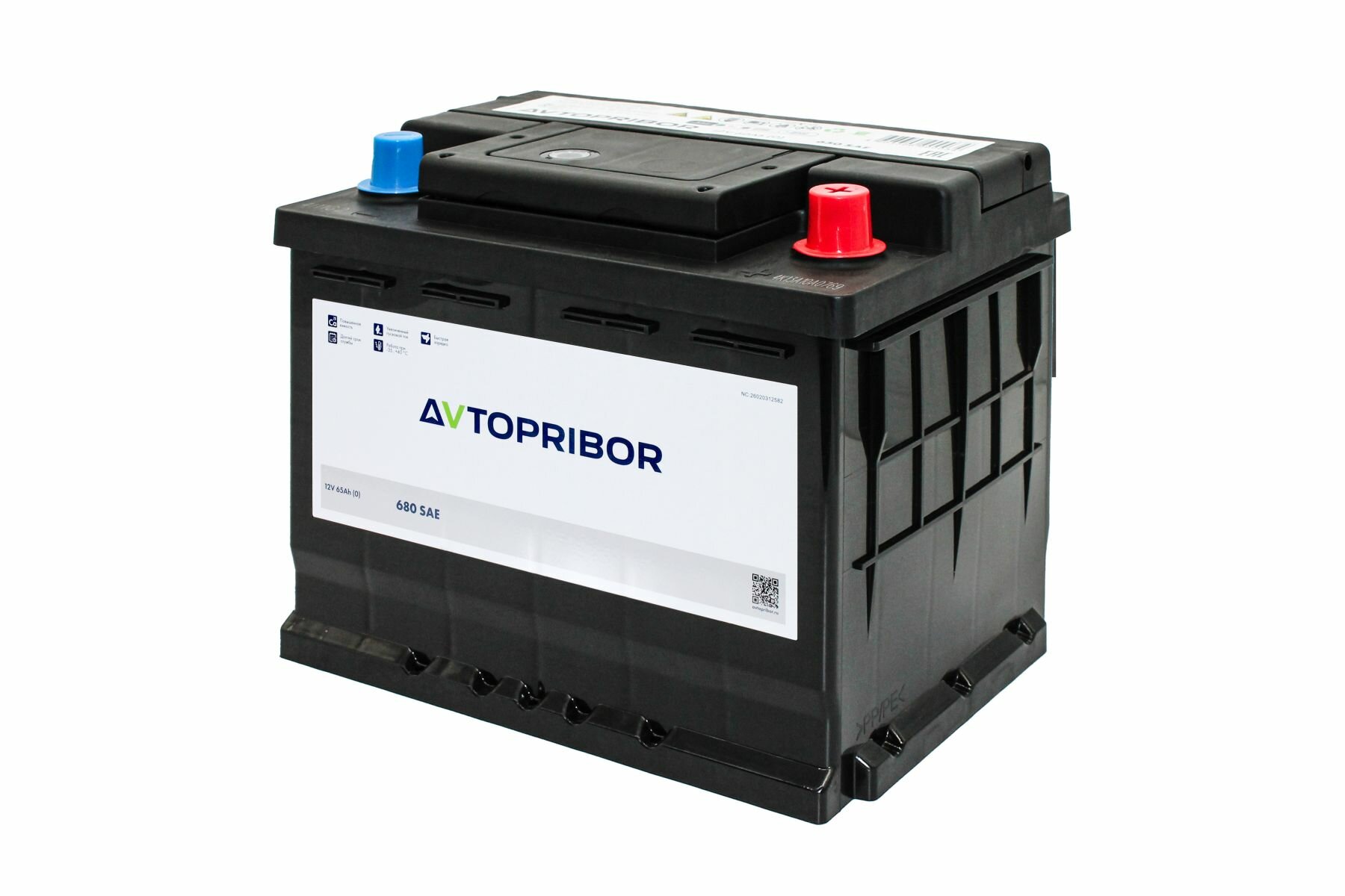 Аккумулятор автоприбор 65 Ач 680А О/П B0650AVT