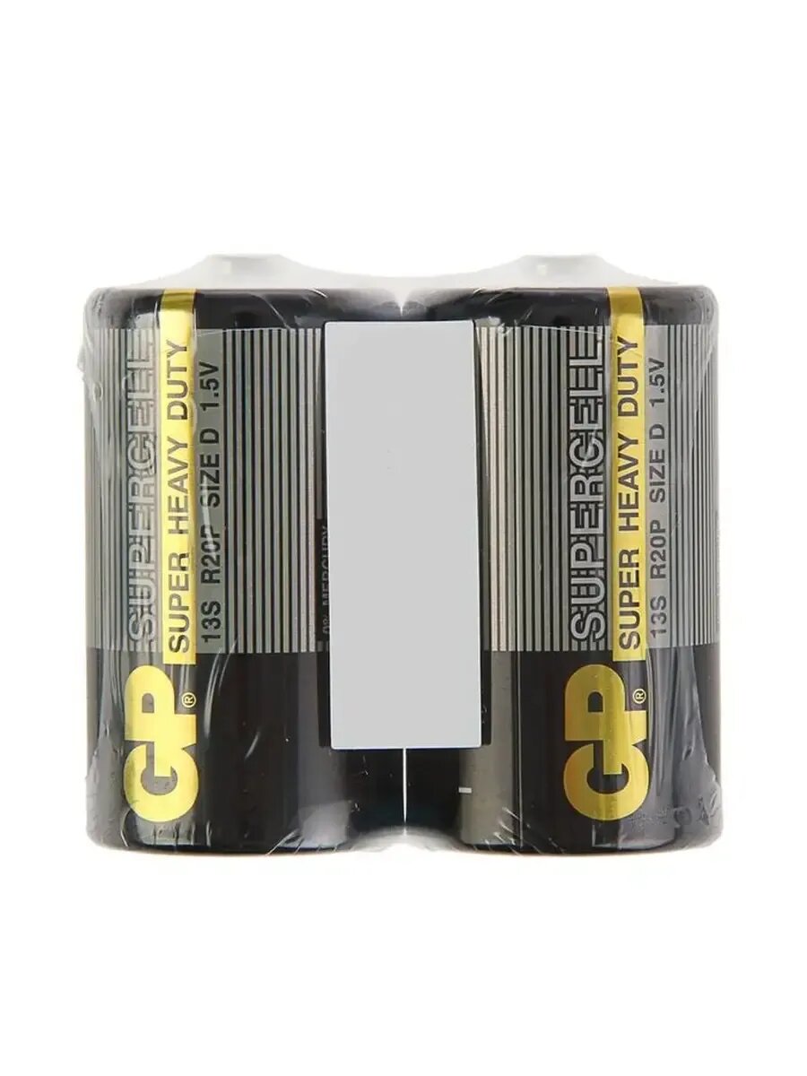 Батарейка солевая GP Supercell Super Heavy Duty, 13S R20Р