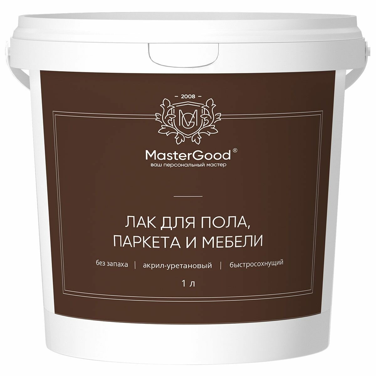 MasterGood Лак для пола, паркета и мебели акрил-уретановый глянцевый (1 л)