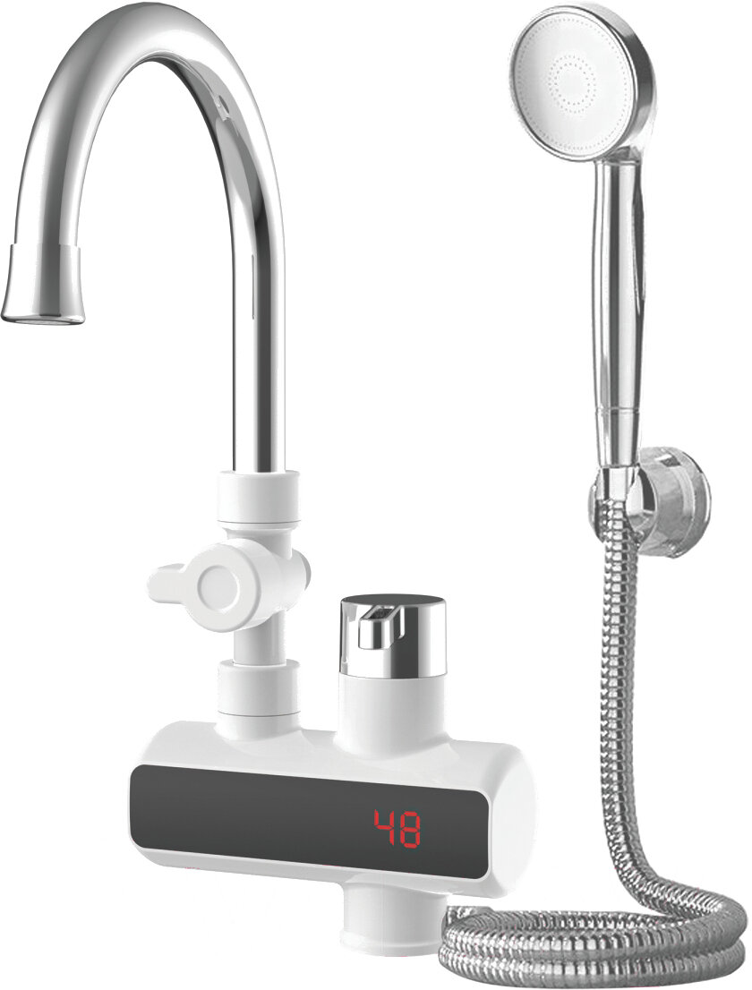 Водонагреватель проточный кран электрический ATH-7437