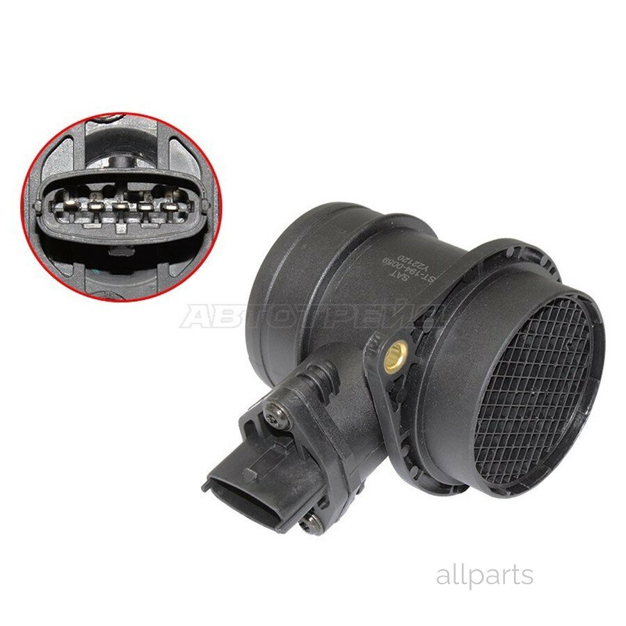 SAT ST-194-0059 Датчик расхода воздуха LADA Kalina 04-13 / Priora 07-18