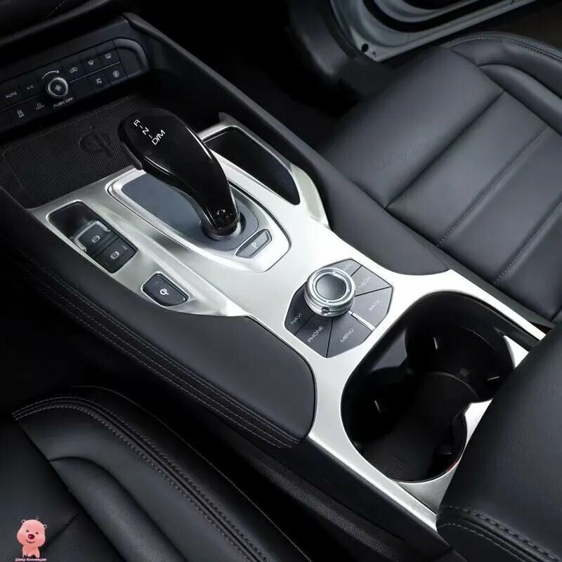 Накладка на центральную консоль Haval F7 и F7x / Хавал Ф7 и Ф7х 2018-2022 г. Серебро