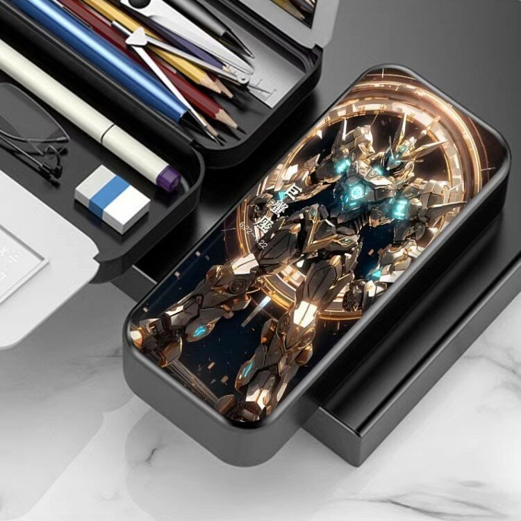 Канцелярский ящик Gundam Twelve Constellation, для студентов, серебристый