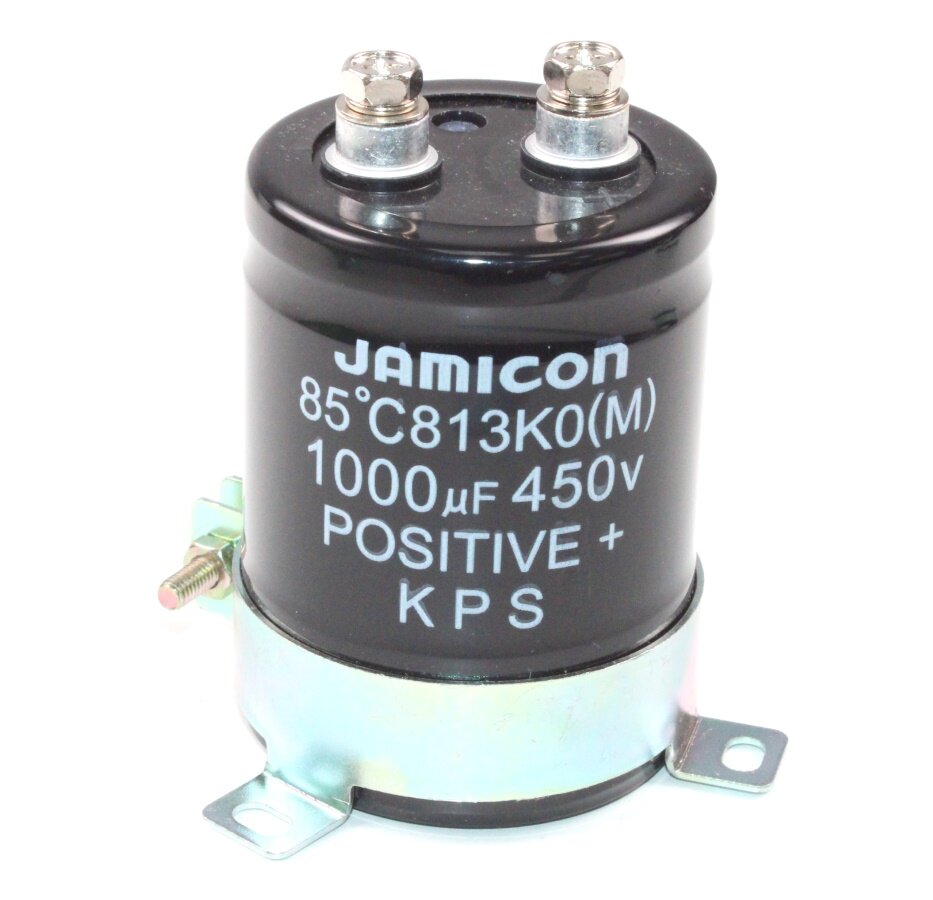 ECAP 1000 мкФ / 450 В (51x70) 85°C (винты), Конденсатор электролитический, JAMICON