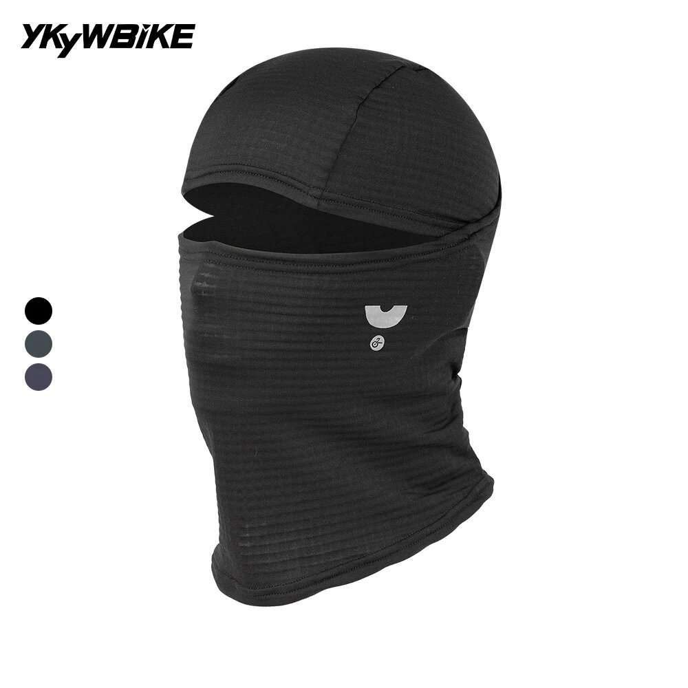 Балаклава YKYWBIKE черная YAHT2506 black для велоспорта