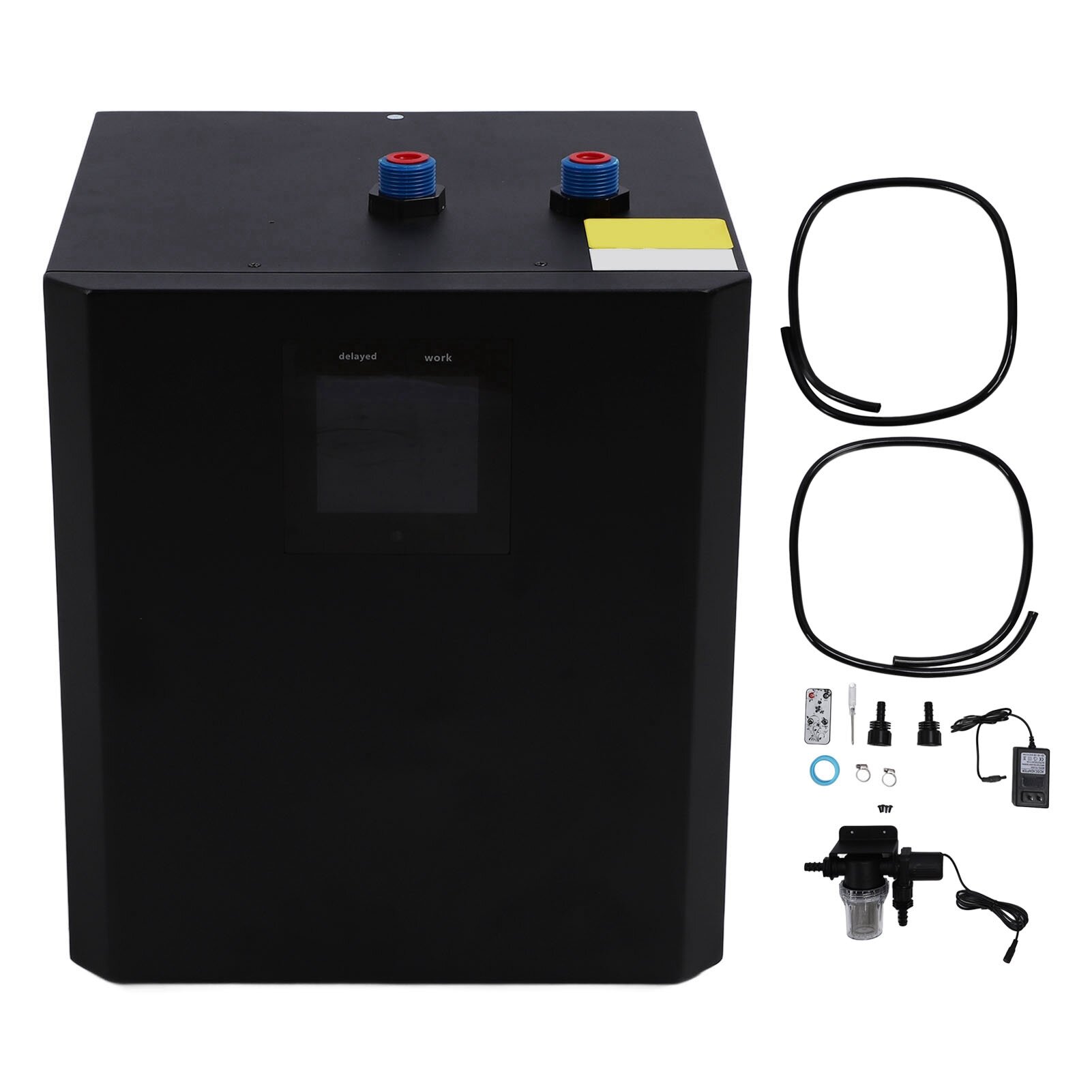 Холодильная установка для ледяной ванны с ЖК-сенсорным экраном, низким уровнем шума, 3 режимами работы, мощностью 1/3 л. с, подходит для дома, отеля и использования на открытом воздухе, вилка стандарта США, 110 В.