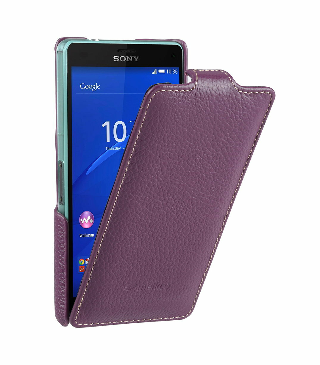 Кожаный чехол флип Melkco для Sony Xperia Z3 Compact / Z3 Mini / D5803 - Jacka Type