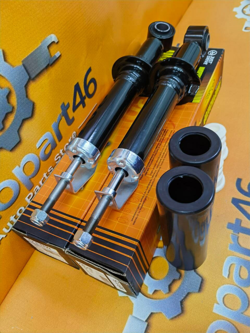 Амортизаторы задние с отбойниками и пыльниками комплект Джили Эмгранд Geely Emgrand EC7 Япония