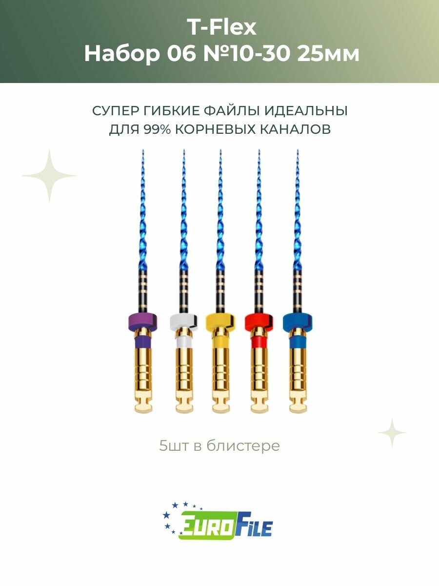 Профайлы машинные Т-флекс T-Flex 25мм 06 №10-30, 5шт Еврофайл