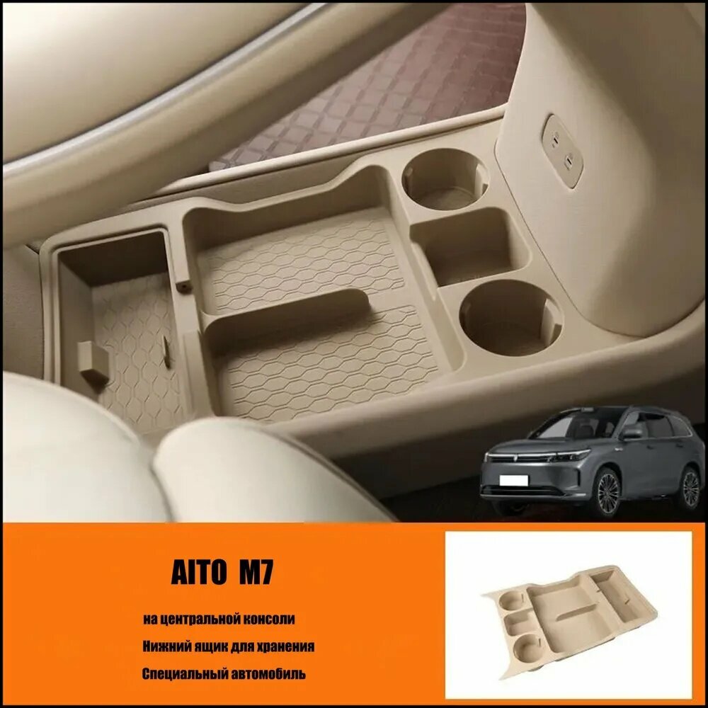 AITO M7 Нижний ящик для хранения на центральной консоли, aito m7 Автозапчасти
