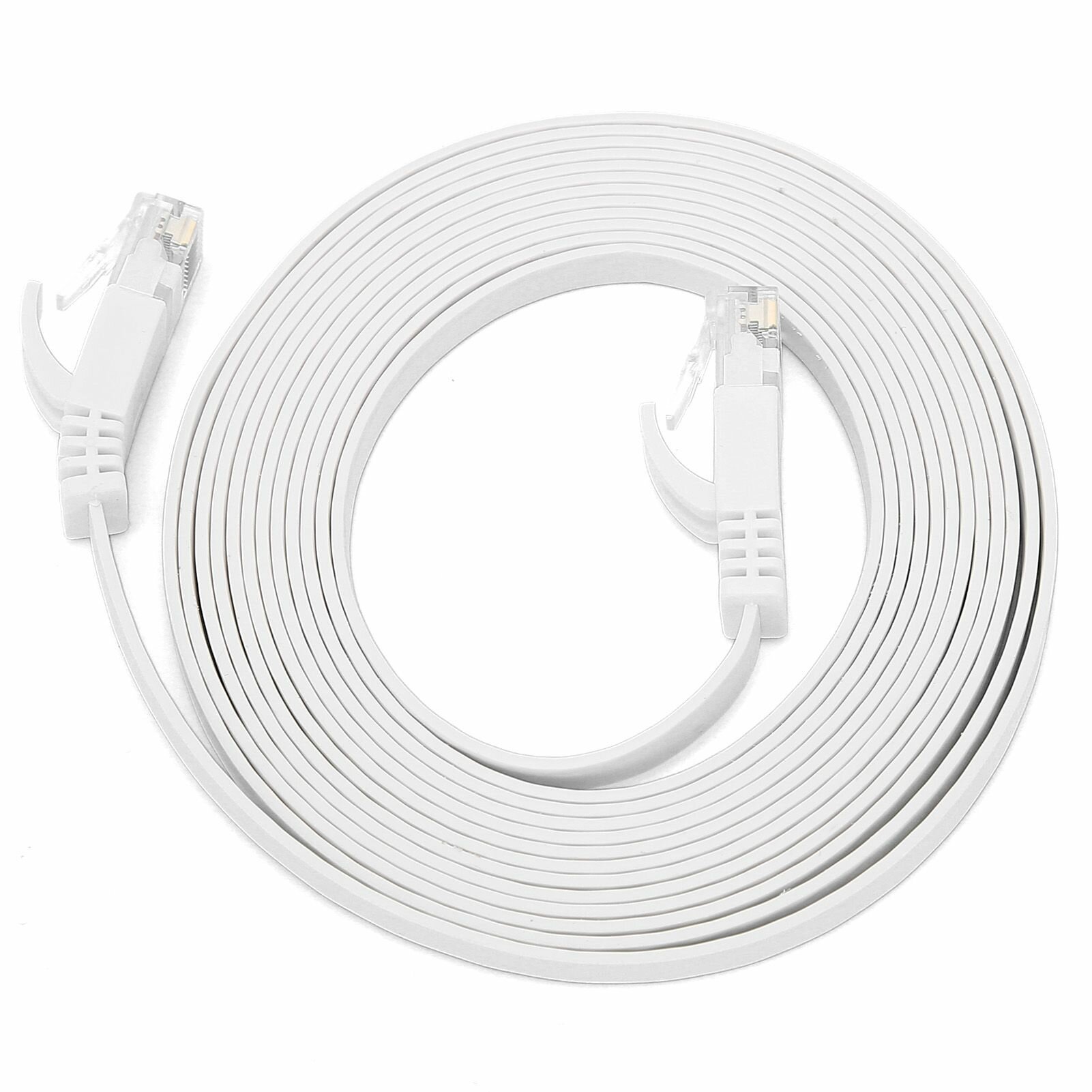 Ethernet-кабель CAT6, 8-жильный гигабитный витая пара, сетевая перемычка, плоский медный провод, 3 метра