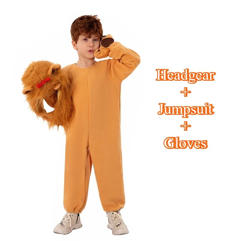 Костюм Страшила из фильма "Волшебник страны Оз" S, Cowardly Lion