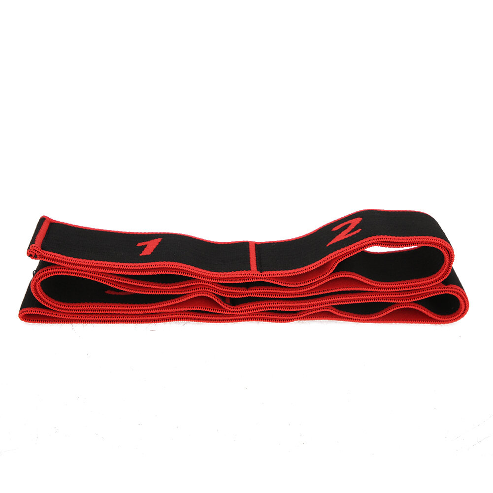 Yoga Stretch Strap Sport Fitness Indoor Strength Training Resistance BeltRed