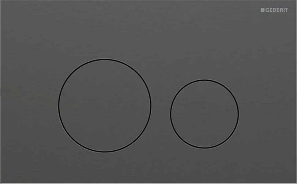 Кнопка смыва Geberit Sigma 40 115.628. QD.1 для инсталляции, черный хром матовый