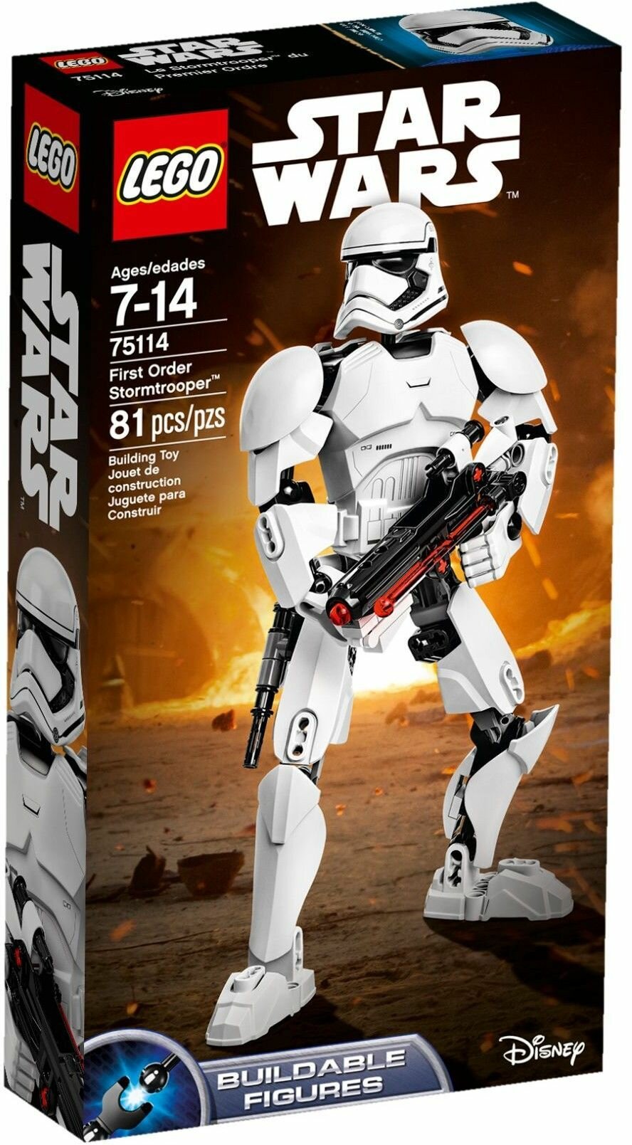 Конструктор LEGO Star Wars 75114 First Order Stormtrooper (Штурмовик Первого Ордена)