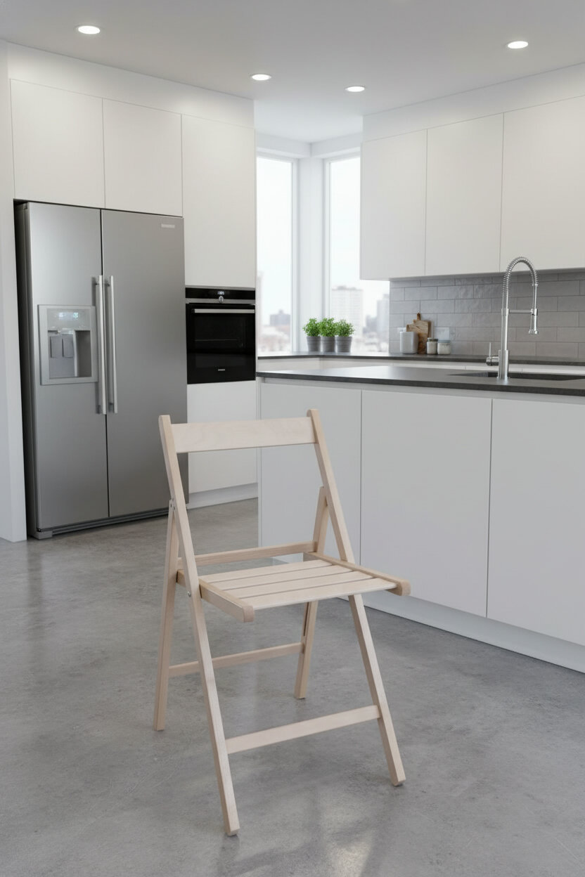 Стул складной деревянный Стандарт, береза