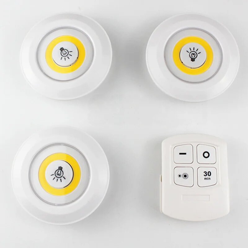 LED Подсветка для шкафов, теплый белый свет, 1 Lamp