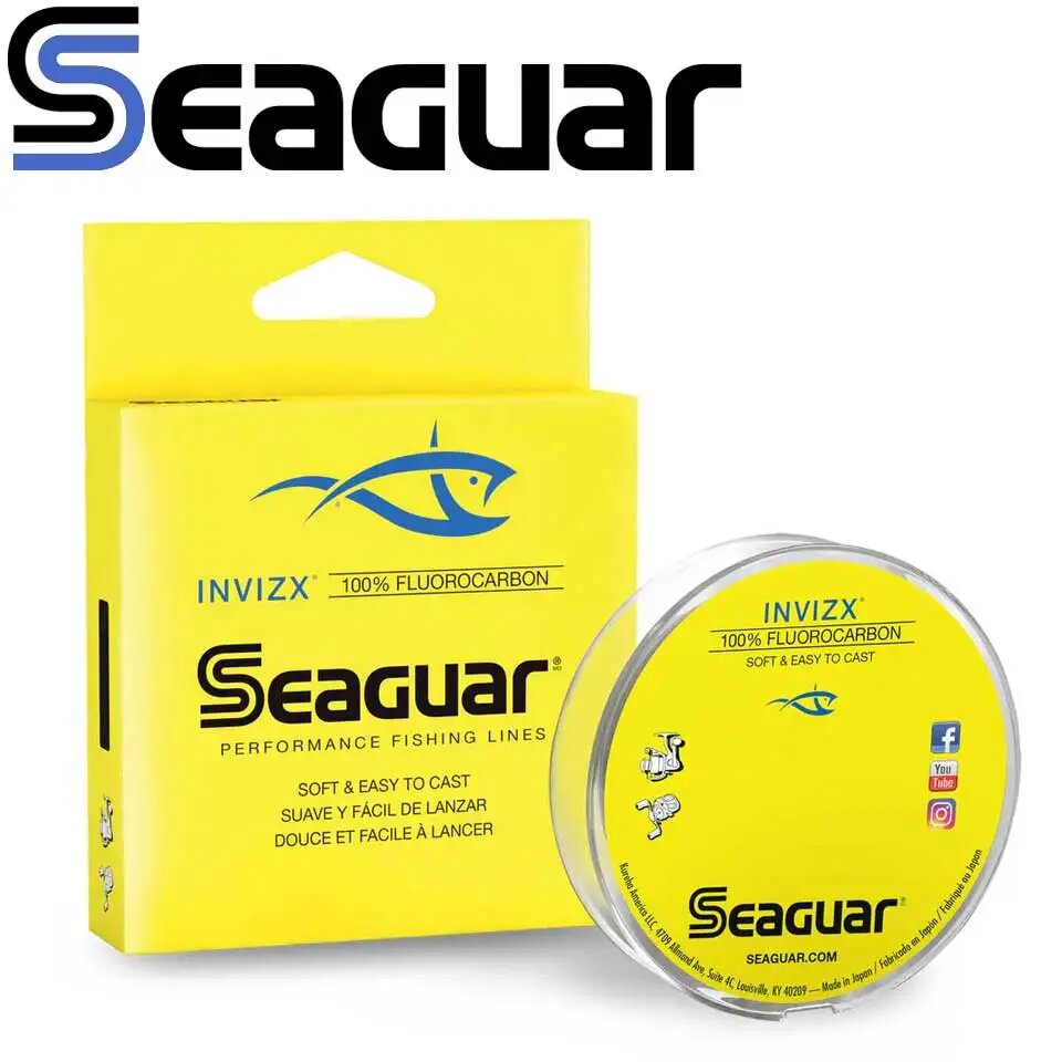 Seaguar InvizX Леска для рыбалки 4LB-25LB 200YD 2.5 0.260mm 10LB