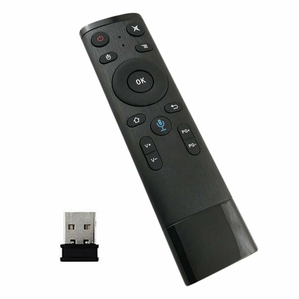 Беспроводной пульт дистанционного управления Q5 TV Voice Remote Air Mouse 2.4G с гироскопическим датчиком Axis для Smart TV Android Box ноутбука и интернет-приставки.