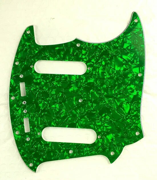Накладка для гитары Mustang, изумрудный, 4Ply Green Pearl