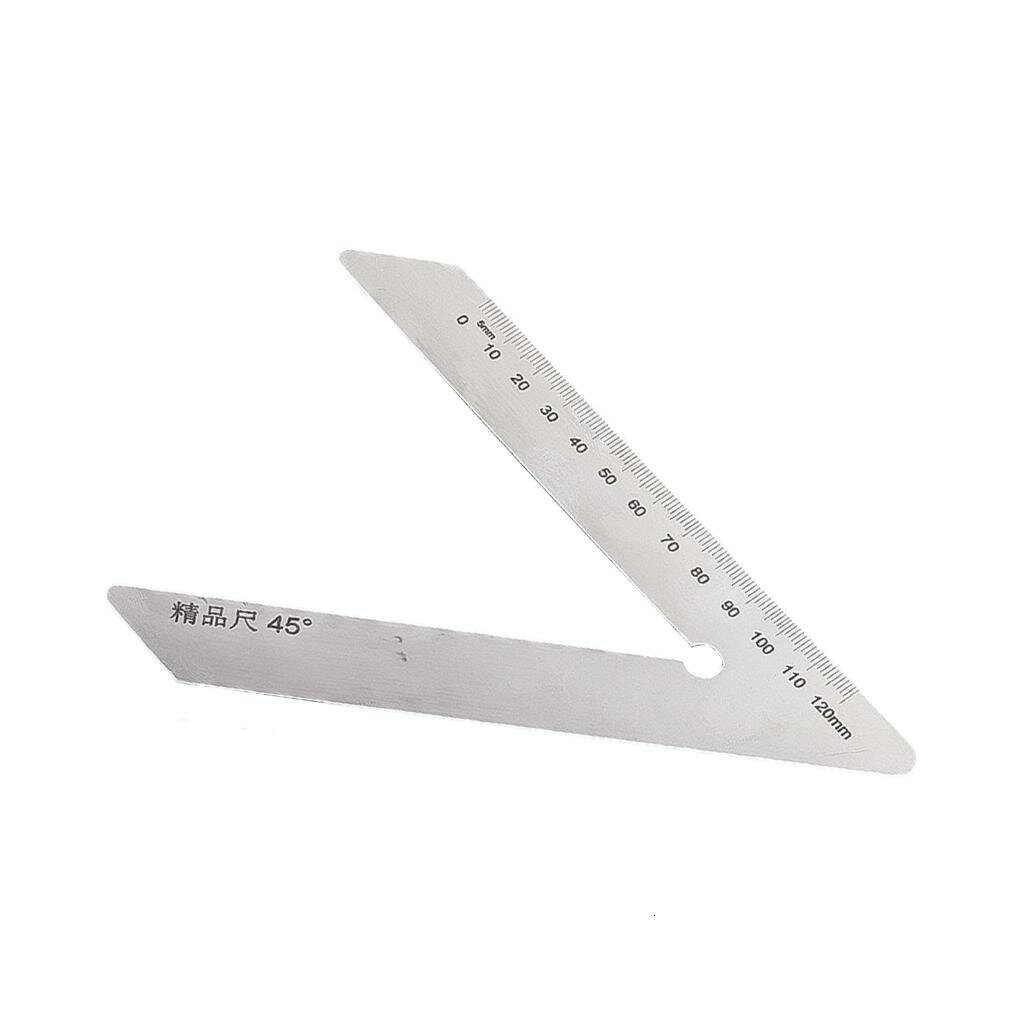 Угловая линейка из нержавеющей стали-45 градусов