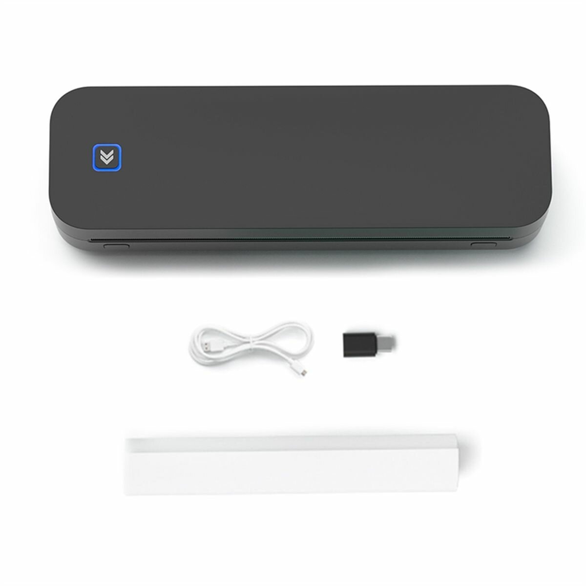 Портативный термопринтер формата А4 без чернил для офисной фотопечати, черный