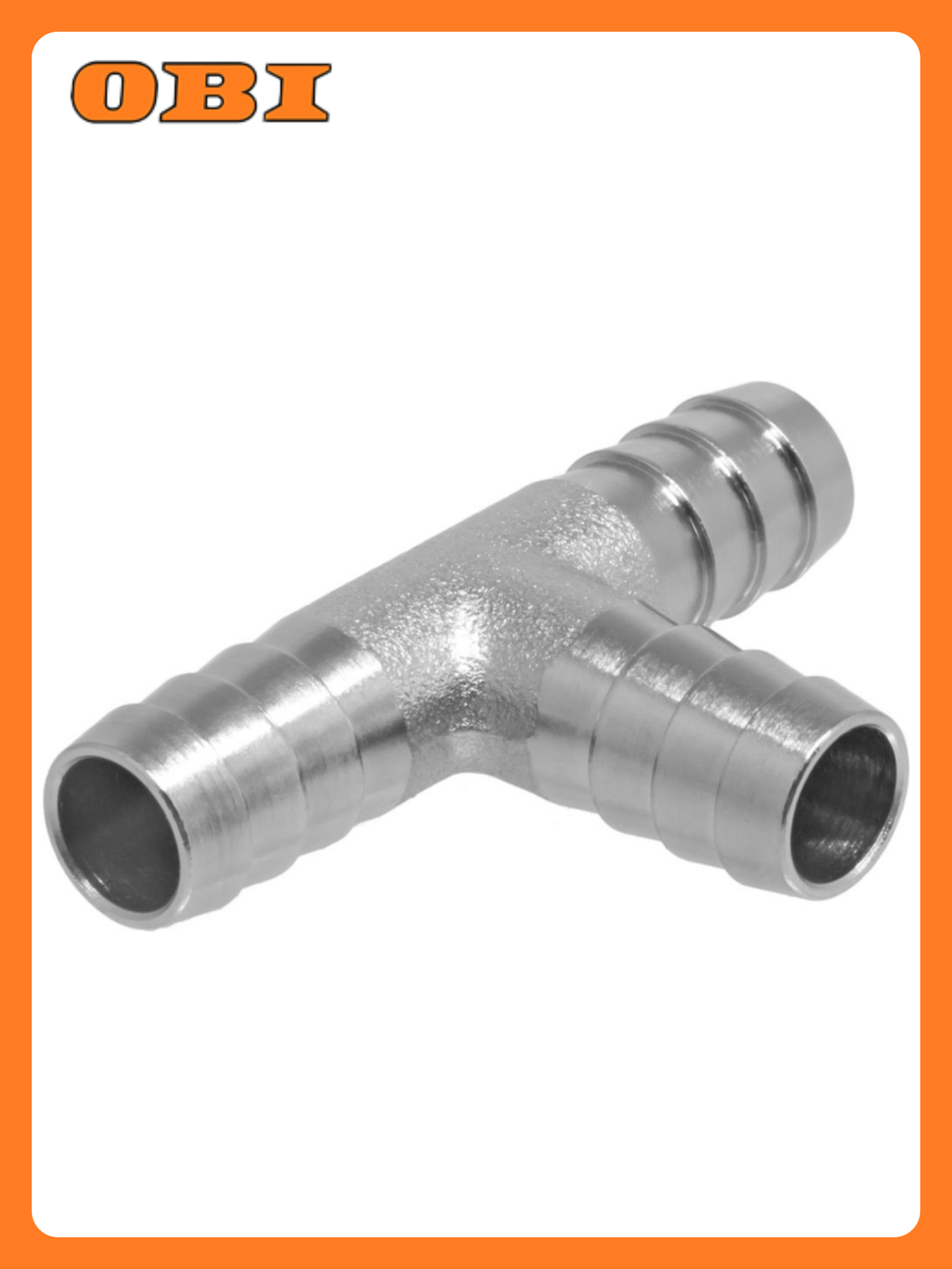 Тройник соединительный для садовых шлангов 10 мм (латунь), MP-У