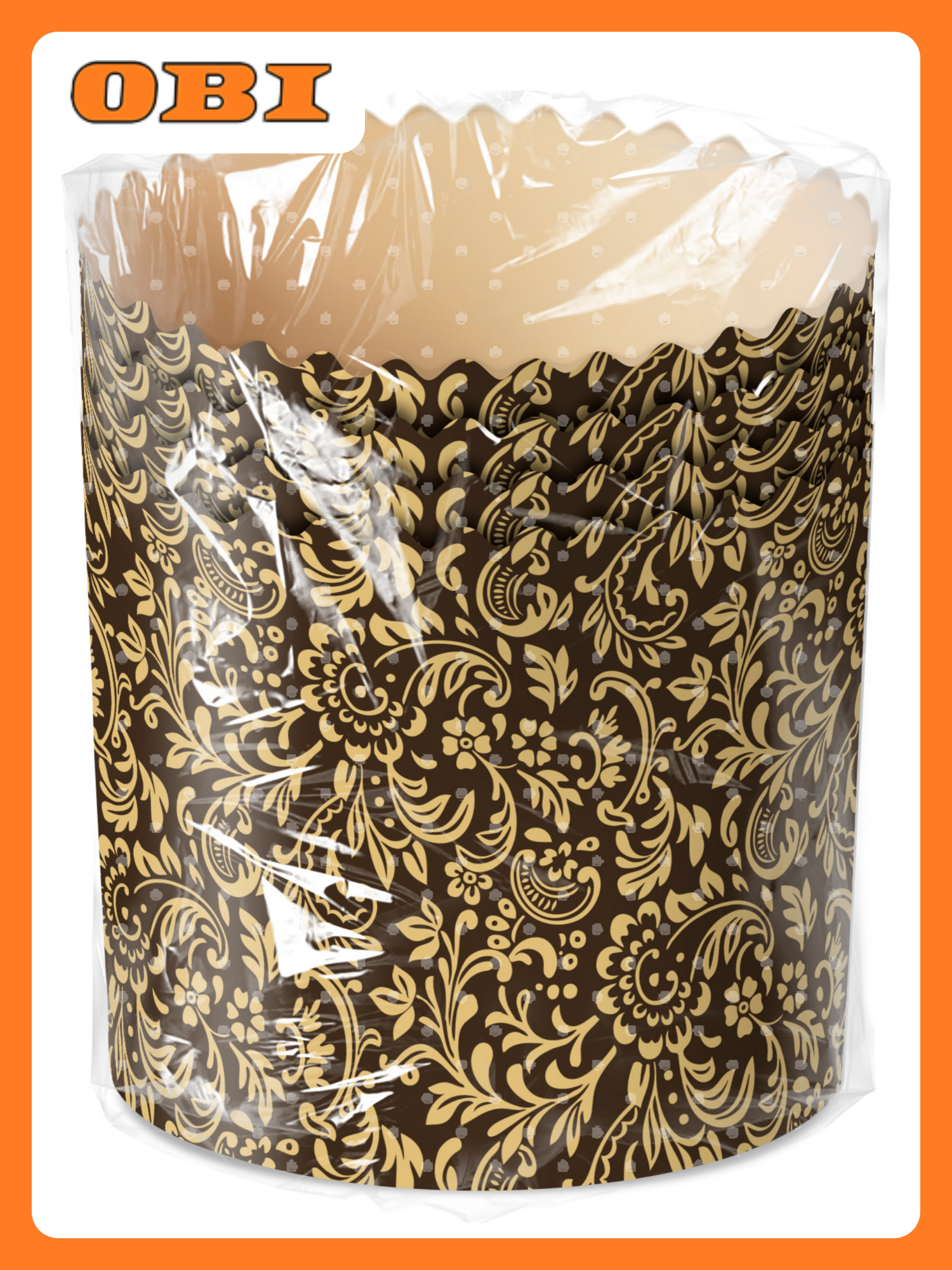 Формы для выпечки Домашняя кухня, для пасхальных куличей, бумага, 4 шт