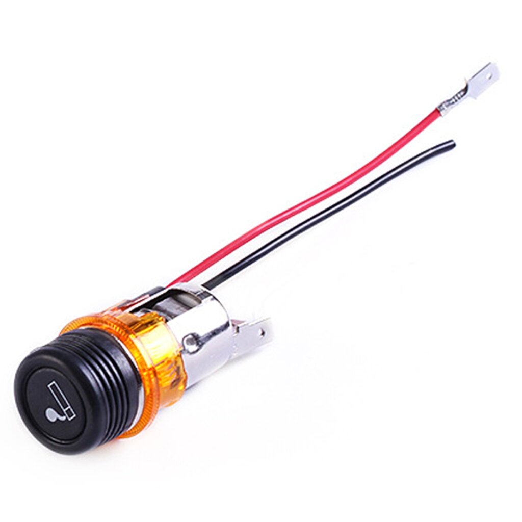 Гнездо для автомобильных аксессуаров 12V Со Встроенным светодиодным освещением ABS для обеспечения видимости в ночное время