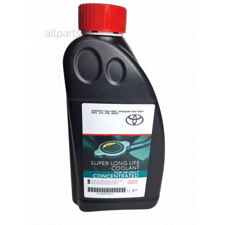 TOYOTA-LEXUS 08889-80140 Антифриз TOYOTA Super long life coolant концентрат -70C розовый 1 л 08889-80140