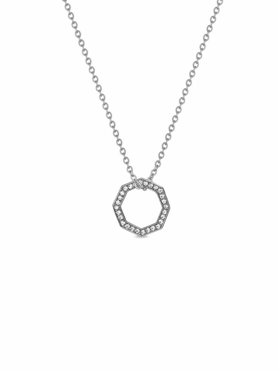 Подвеска, серебро, 925 проба, фианит