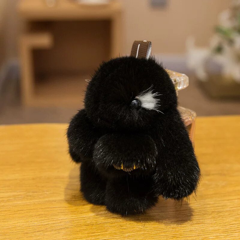 Корейская длинношерстная плюшевая игрушка-кролик, лежащая кукла-кролик с отвислыми ушами, мягкая игрушка-кролик,