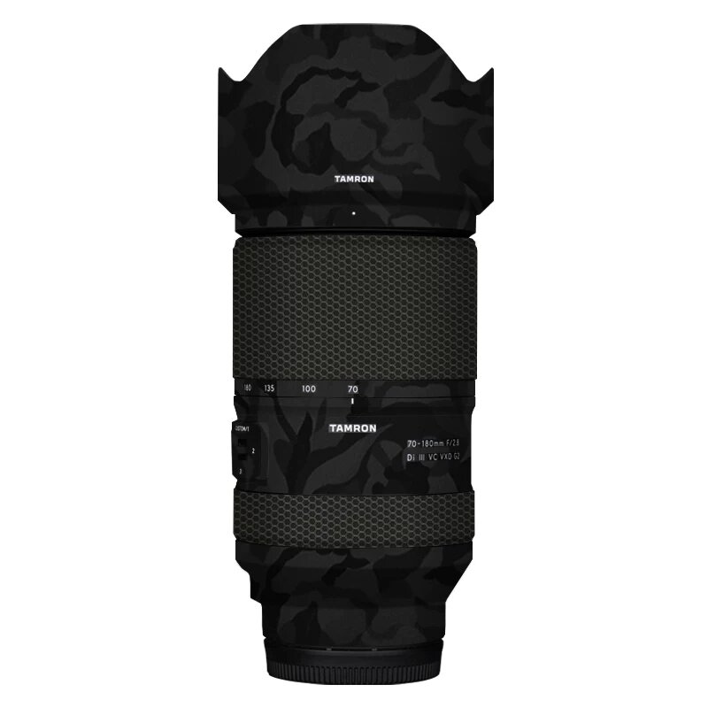 Защитная пленка для объектива Tamron 70-180mm f/2.8 G2 с темно-камуфляжным черным цветом, полное покрытие