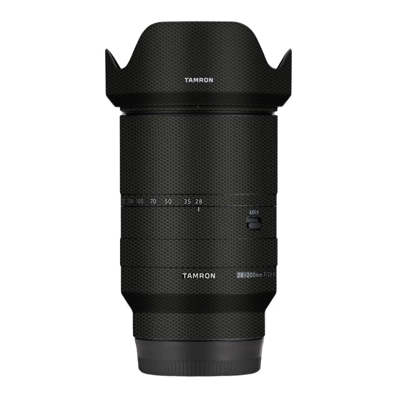 Tamron Полная обертка углеродное волокно узор стикер для объектива Sony E-Mount - Черный