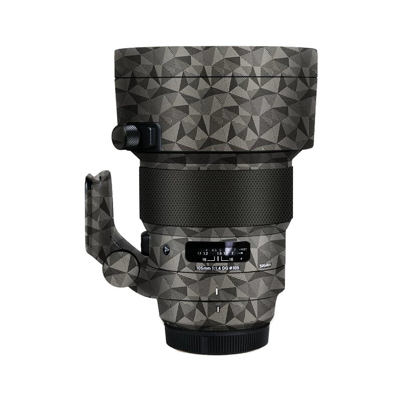 Сигма 105 мм f/1.4 DG HSM AF Примарный объектив для Canon EF, Титаново-золотой северный треугольник